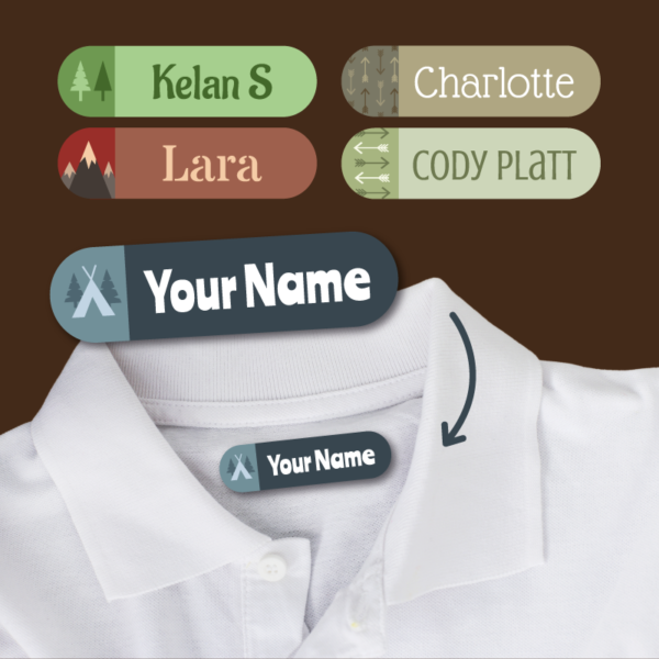 Personalised Adventure Iron On Labels - Funky Labels