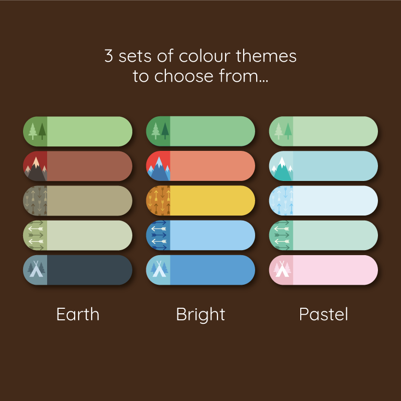 Adventure Personalised Name Stickers - Funky Labels