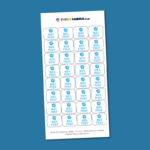 Funky Stick On Clothing Name Labels - Funky Labels