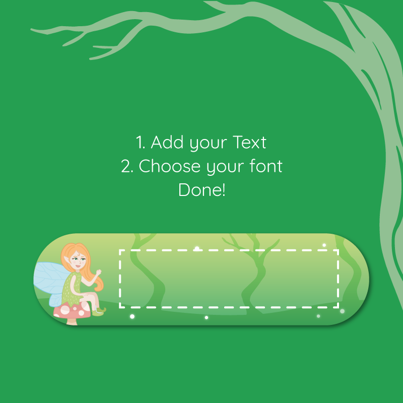 Deluxe Stick On Enchanted Forest Labels - Funky Labels