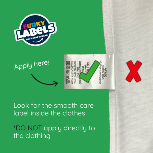 Deluxe Stick On Enchanted Forest Clothing Name Labels - Funky Labels