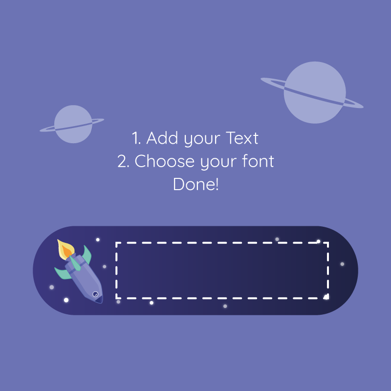 Deluxe Stick On Space Labels - Funky Labels