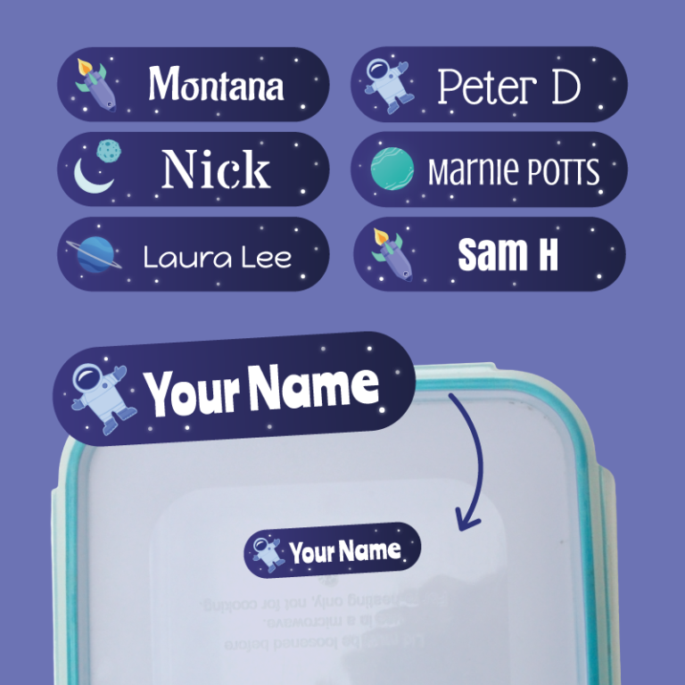 Name Stickers - Funky Labels