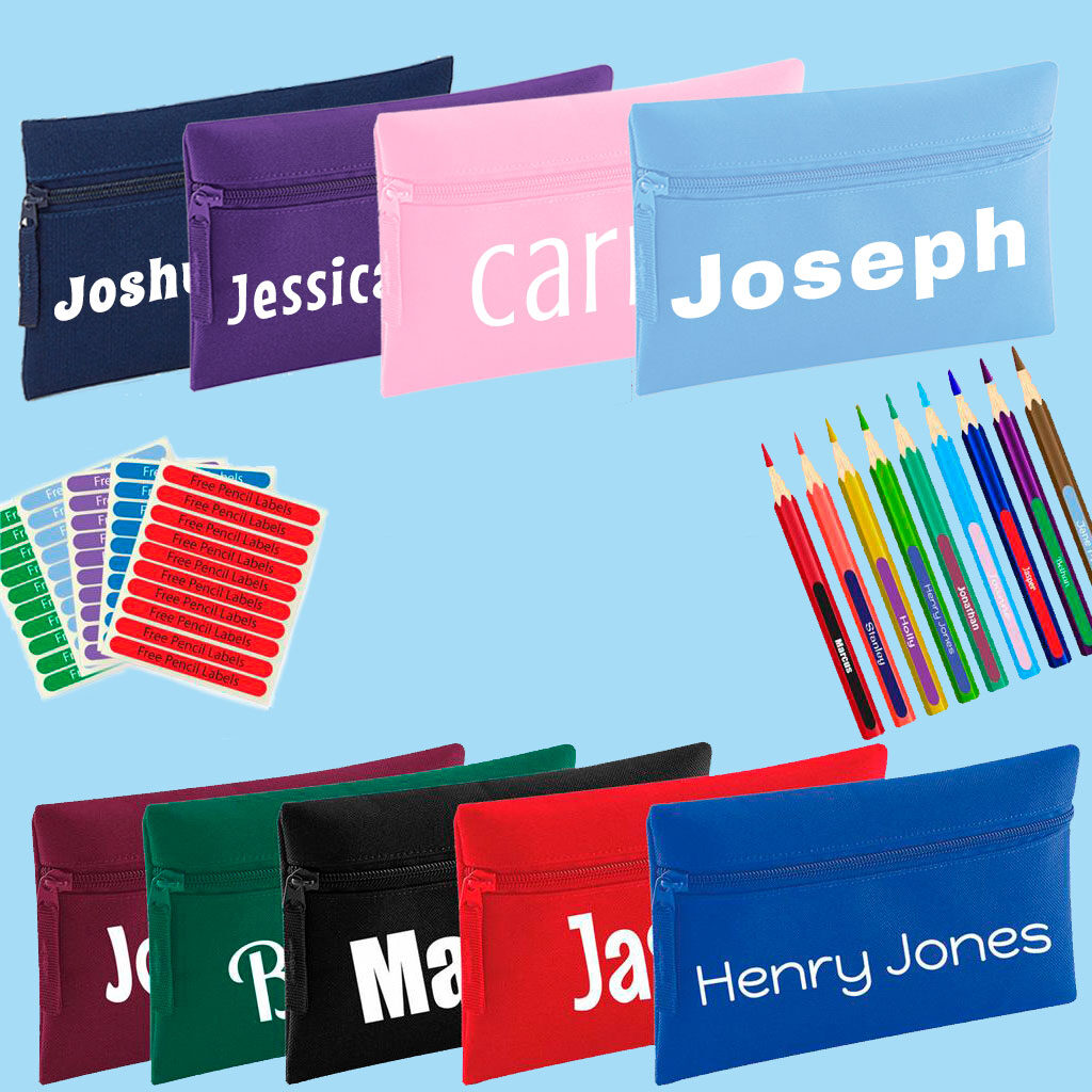 Pencil Cases - Funky Labels