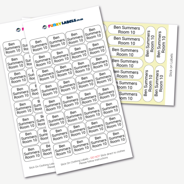 Care Home Labels - Funky Labels