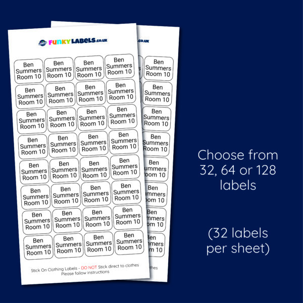 Clothes Stickers - Funky Labels
